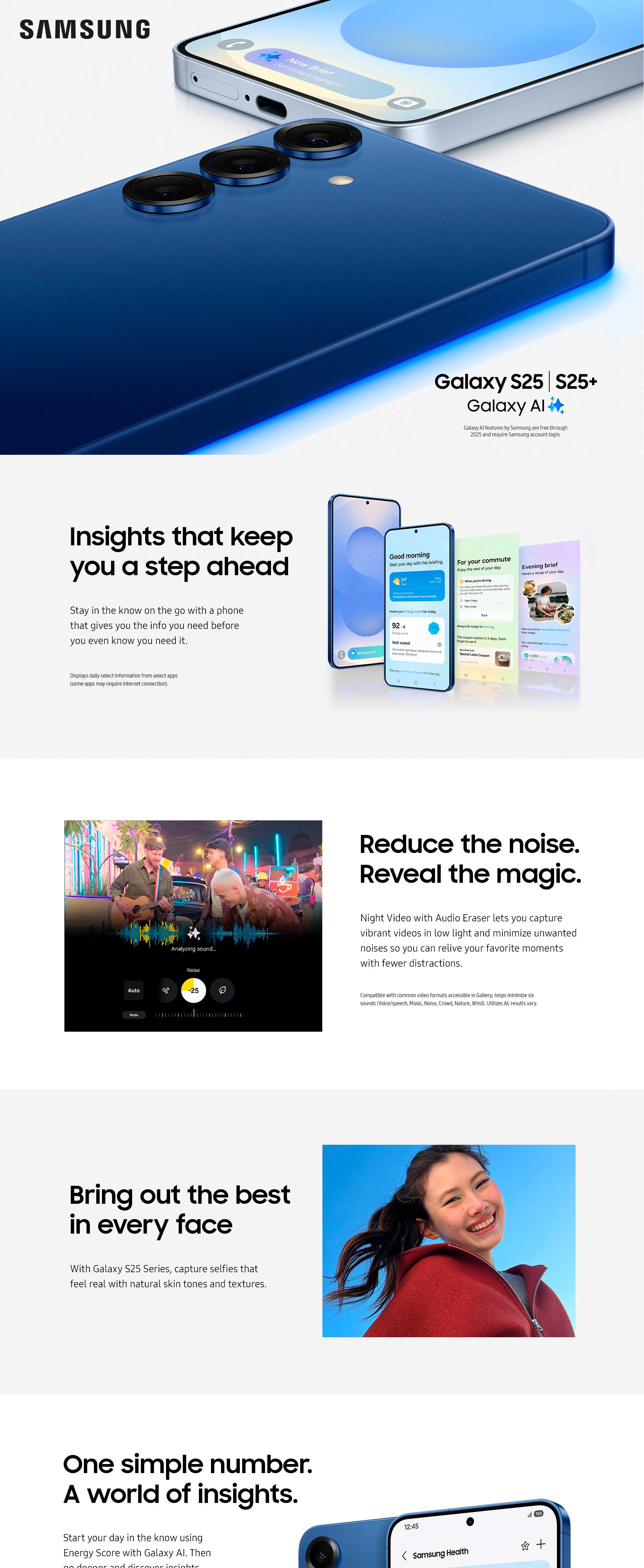 Galaxy S25 128GB Navy | Cellcom